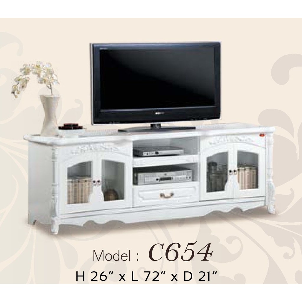 Direct Factory Solid Wood High Class TV Cabinet Kayu Solid | Shopee ...
