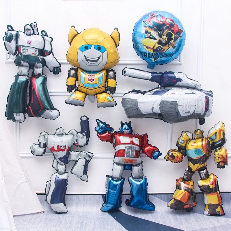 Transformers Optimus Prime Cartoon Aluminum Film Balloon Children ...