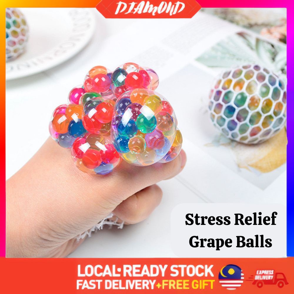 Stress Relief Toys Anti Stress Squeeze Balls Colorful Anxiety Soft ...