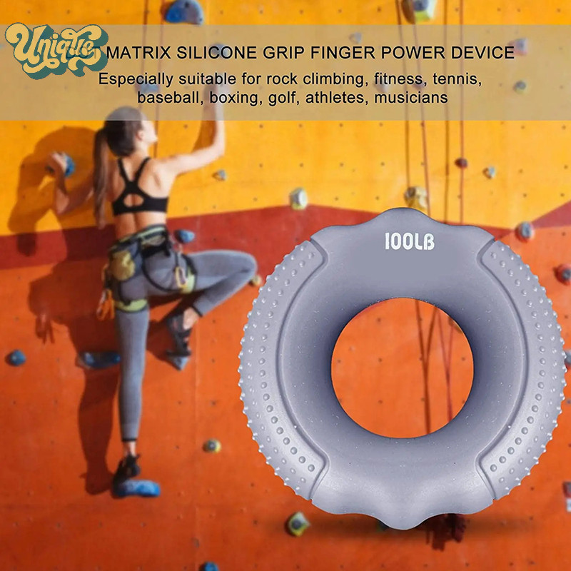 (Unique) Silicone Finger Gripper Hand Resistance Band Gripping Ring ...