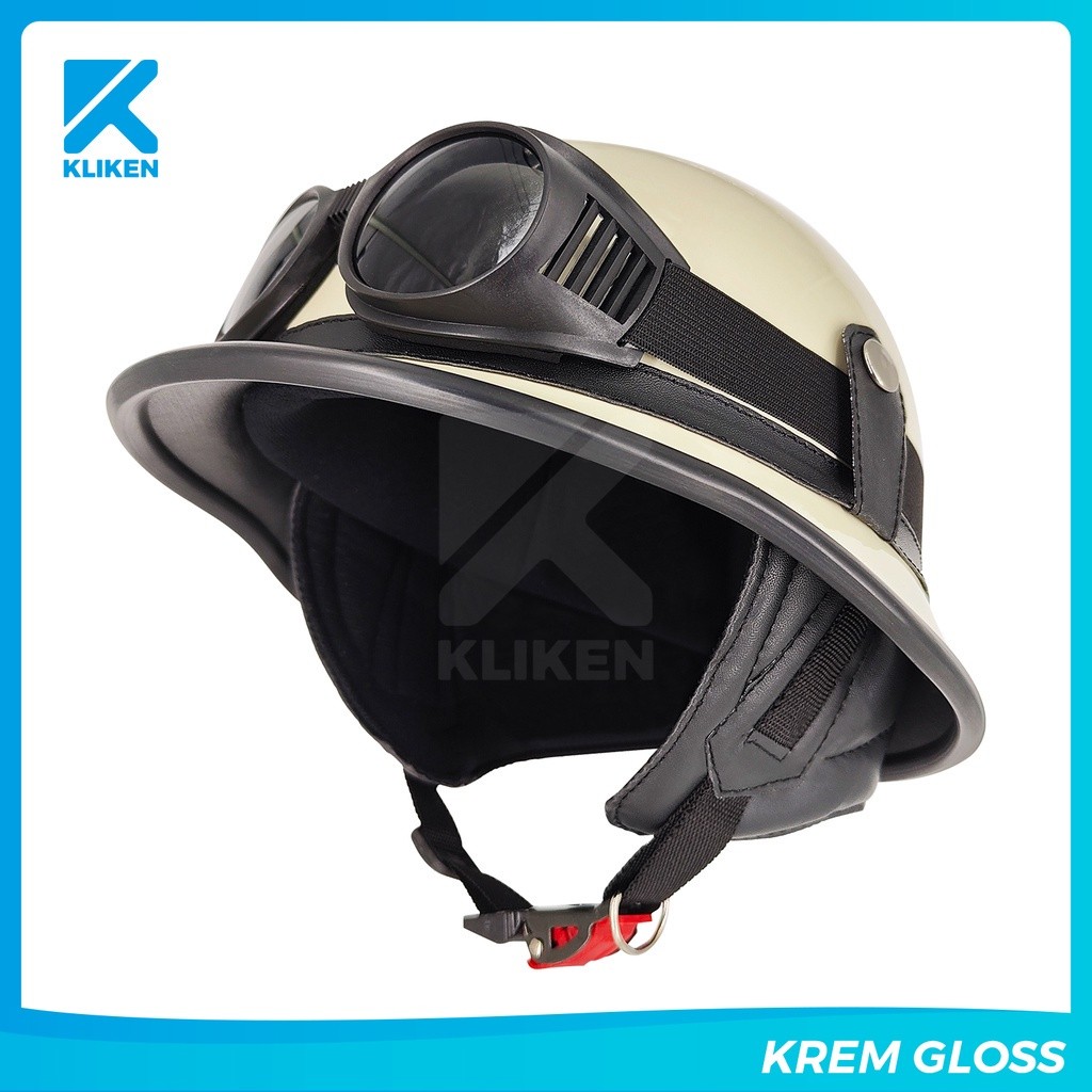 (SGt) Old School Retro Classic Helmet Unique Model Adult Spet Glasses ...