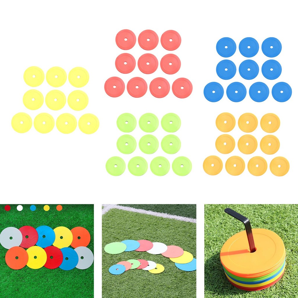 [CUTICATEMY] 10Pcs Flat Cones Non Slip Training Markers for Boxing ...