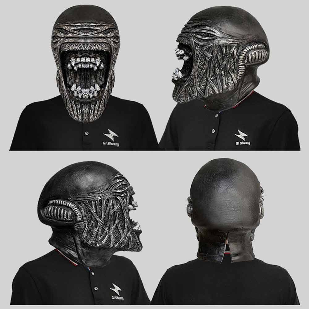 Predator Monster Mask Cosplay Halloween Fancy Latex Mask | Shopee Malaysia