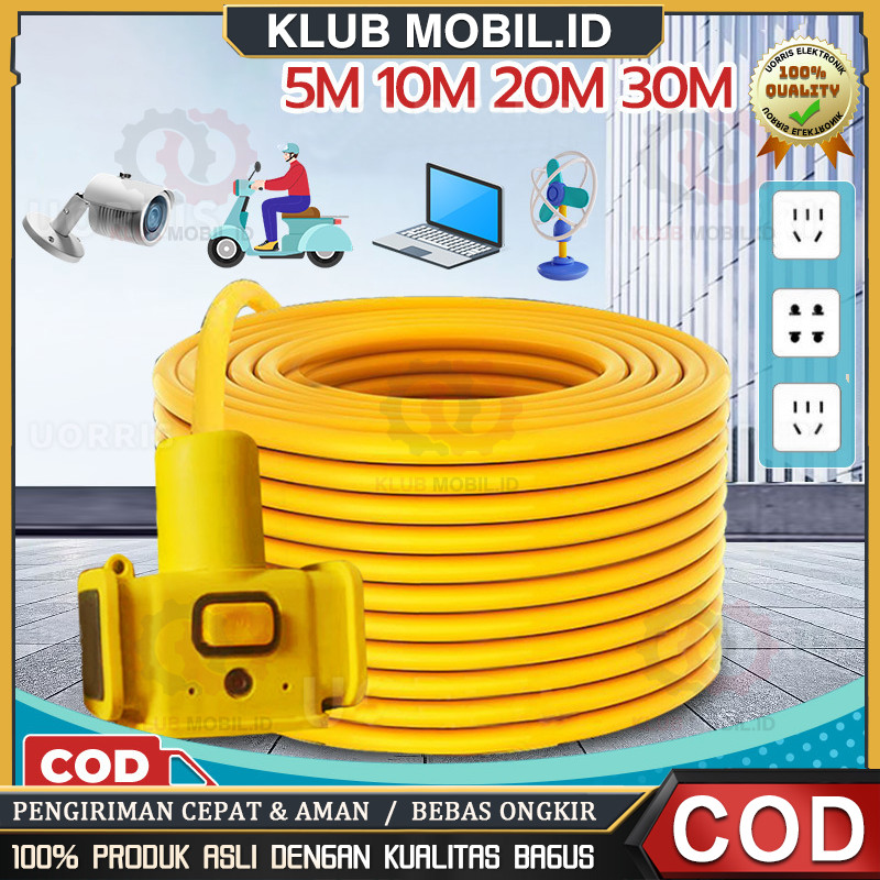 PERALATAN Extension Cord Extension Cable 30 Meters 20 Meters 10 Meters ...