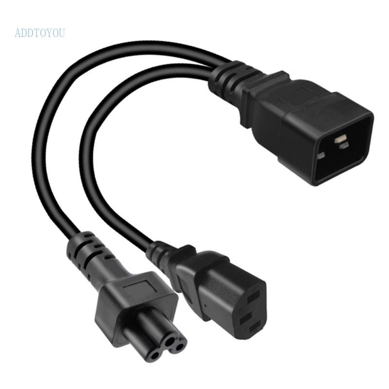 【3C】 Heavy Duty PDU Power Splitter Adapter C20 Male to C13+C5 Female ...