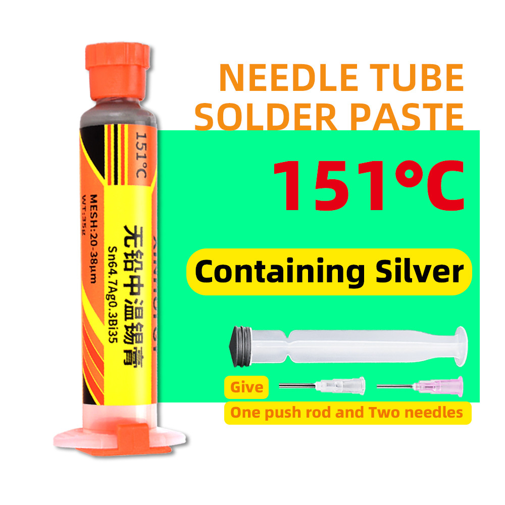 151 solder paste Lead-free medium temperature solder paste electronic ...