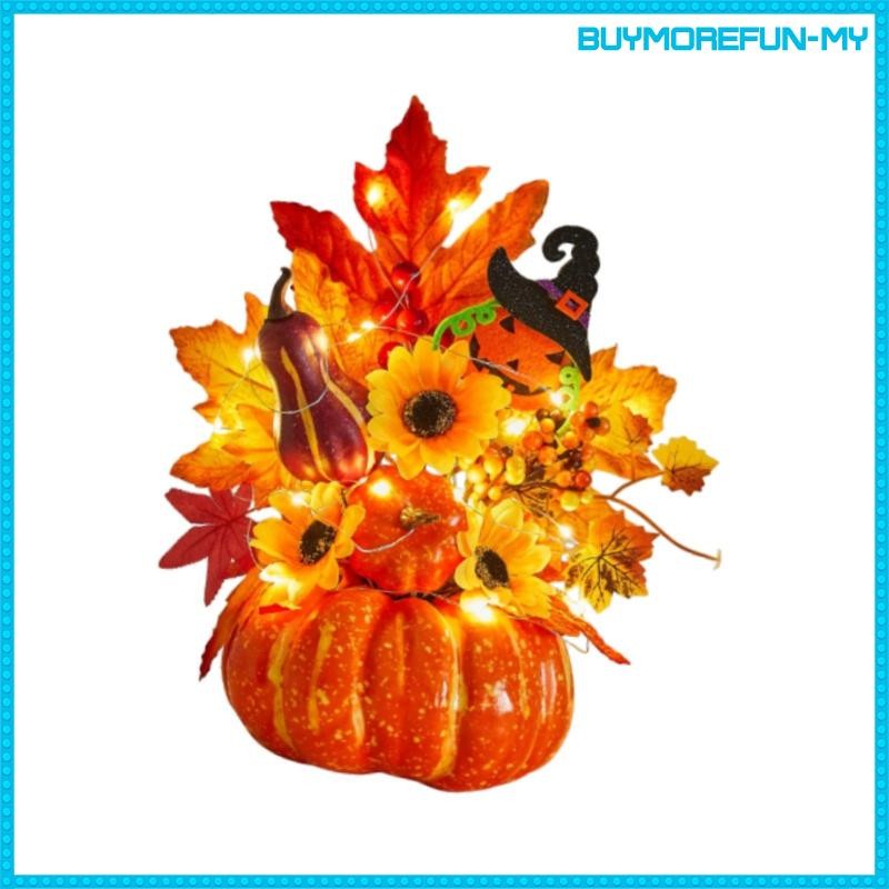 [BuymorefunMY] Halloween Photo Props Fall Fake Pumpkins Model Halloween ...