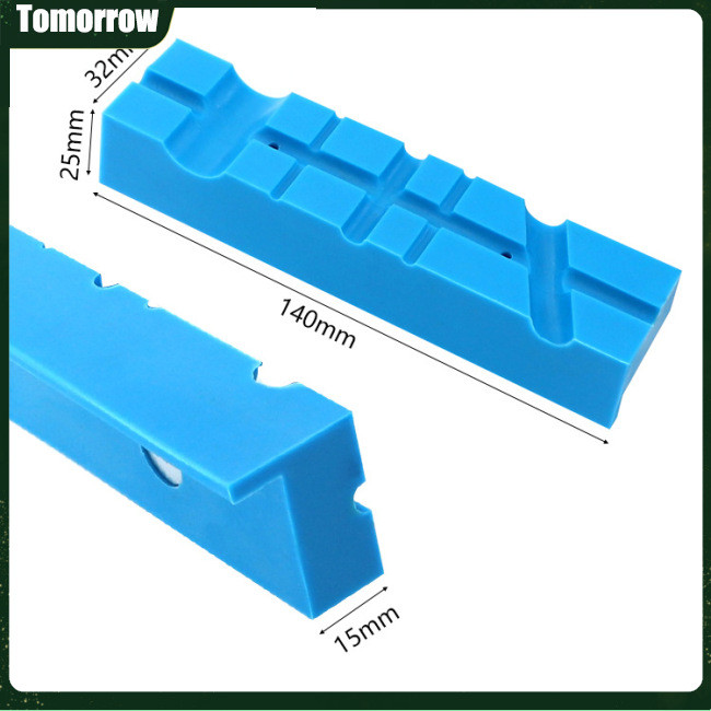 TOM 5.5in Vise Jaws Milling Vise Jaw Clamps with Magnetic Nylon Vise ...