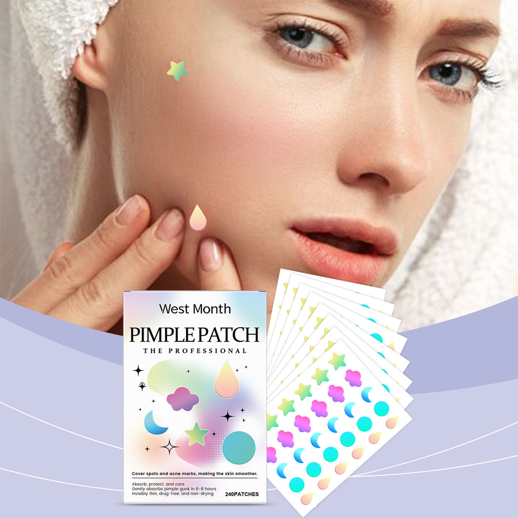 240Patches West&Month Colourful Cover Up Pimple Patch Gentle Cover Up ...