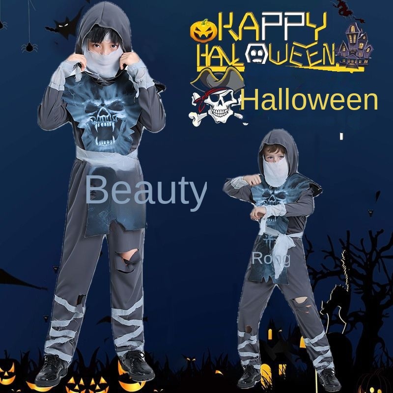 Halloween cosplay Costume Children Zombie Ninja Horror Theme Party ...