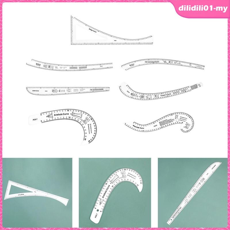 [DilidilidaMY] French Curve Ruler Pattern Making Tailors Ruler Clothes ...