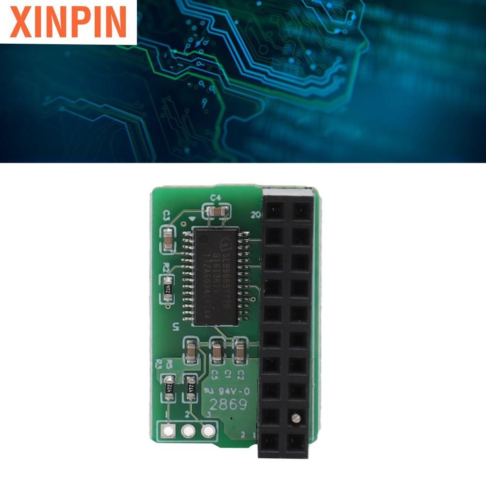 Xinpin 20 Pin TPM 2.0 Module for AOM 9665V TCG Parallel Easy ...