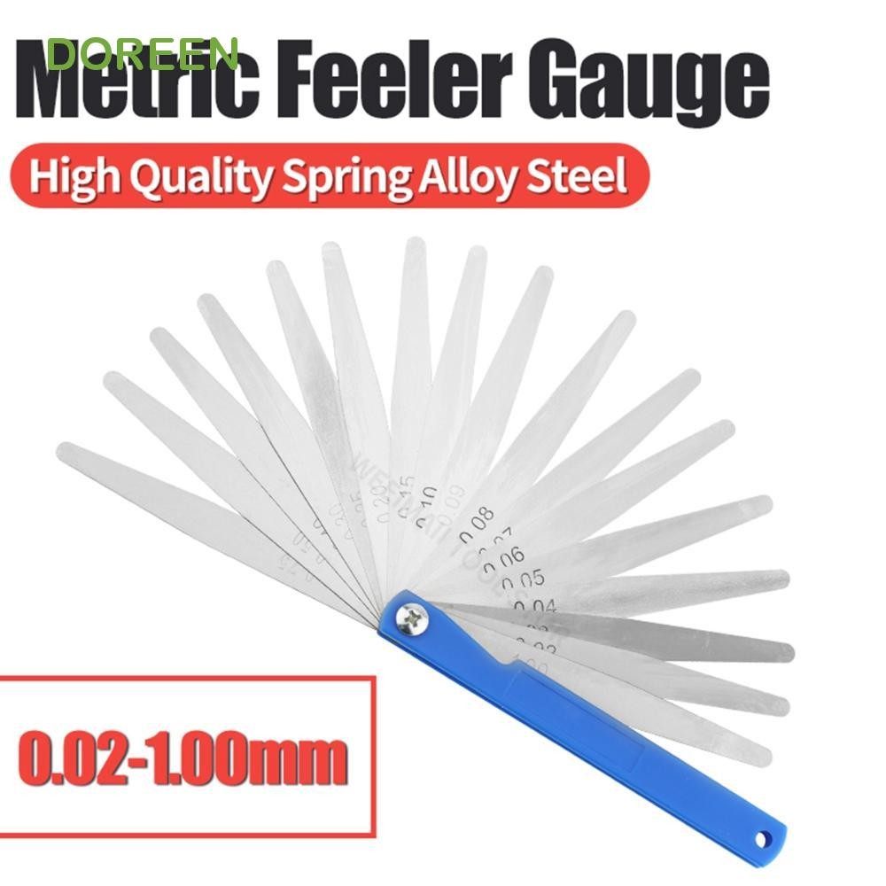 DOREEN Thickness Gauge 17 Blades Tappet Stainless Steel Layout ...