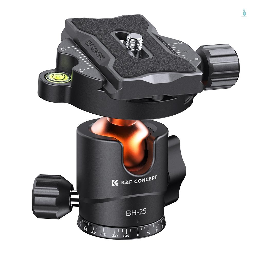 K&F CONCEPT BH-28L Ballhead Tripod Mount Adapter 28mm Large Ball Head ...