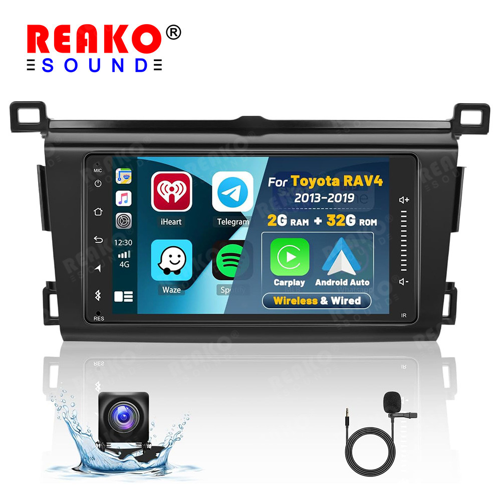 REAKOAUTO Android Car Radio For Toyota RAV4 Rav 4 2013 - 2018 ...
