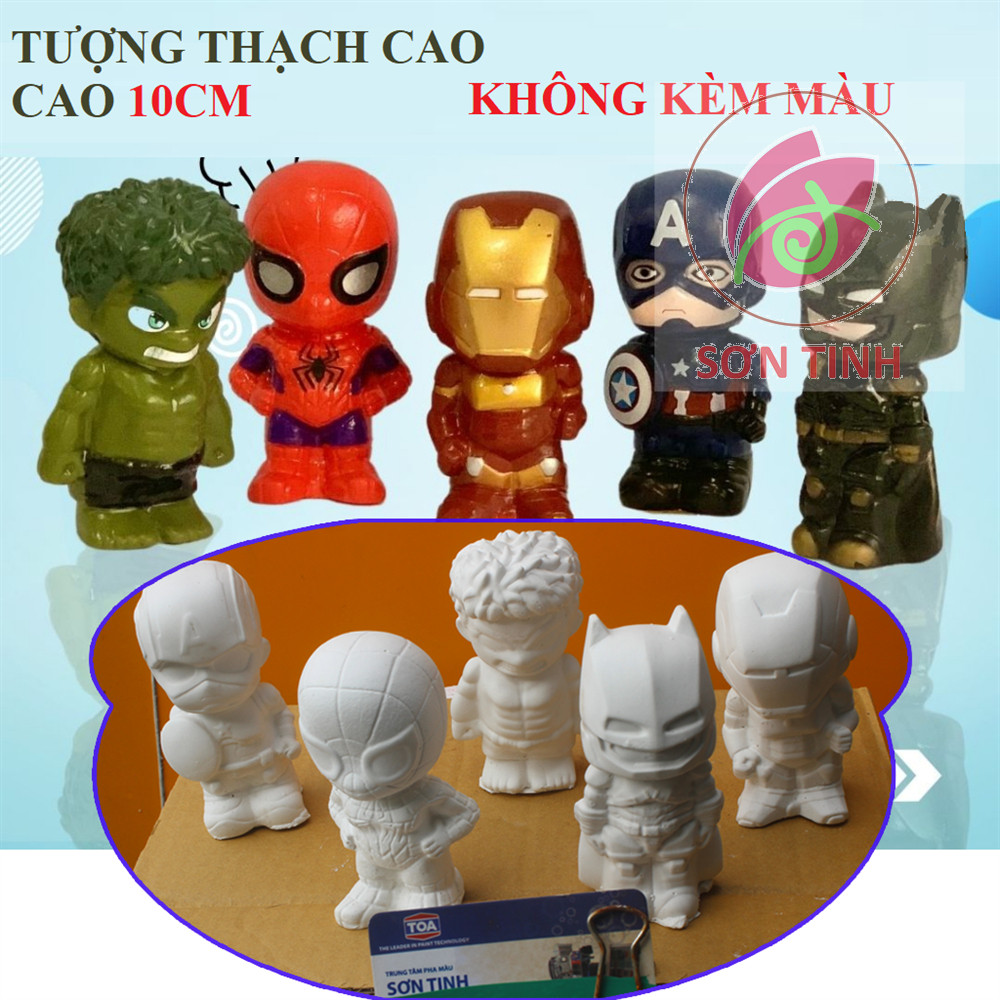 Plaster Statue of Marvel Super Heroes, Spider Man, Iron Man, Batman ...