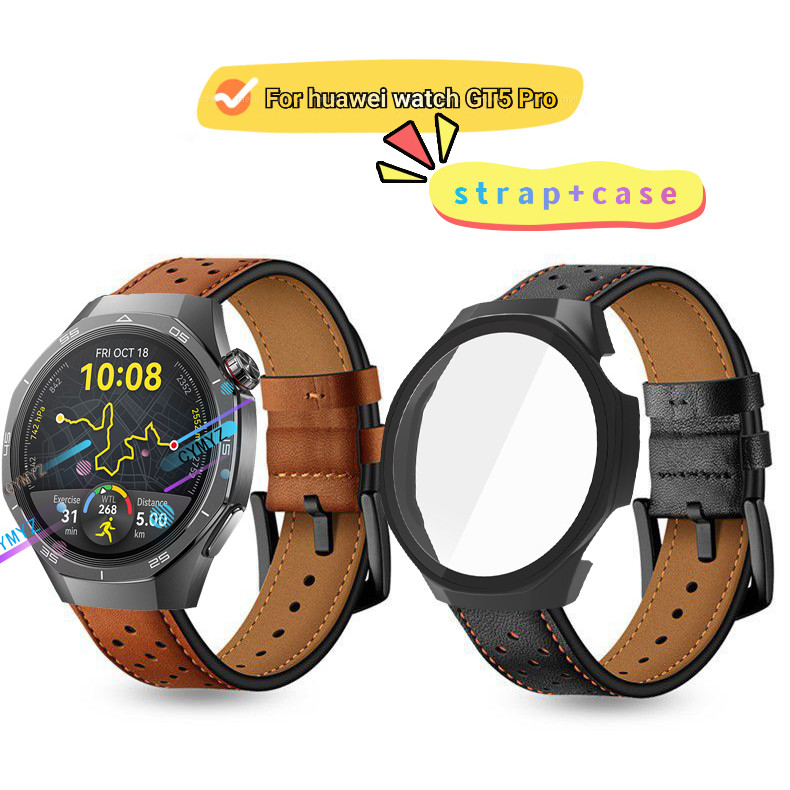 huawei watch GT5 Pro strap leather strap for huawei watch GT5 Pro 46MM ...