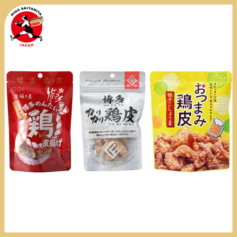 Niji Department Store Snack Chicken Skin Variety Set E (Hakata Mentaiko ...
