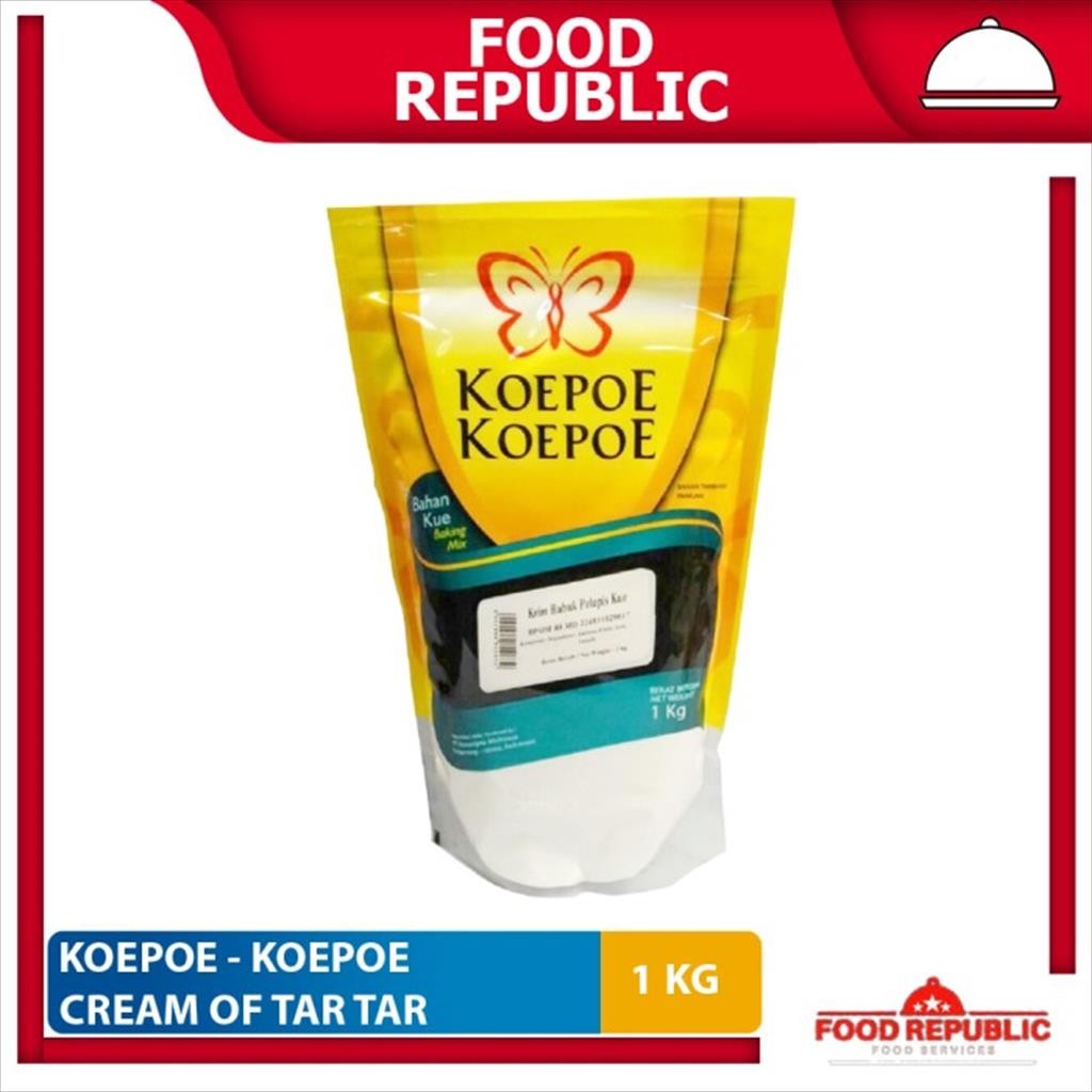 Koepoe Koepoe Cream of Tar Cake Coating Powder Cream 1 Kg Halal ...