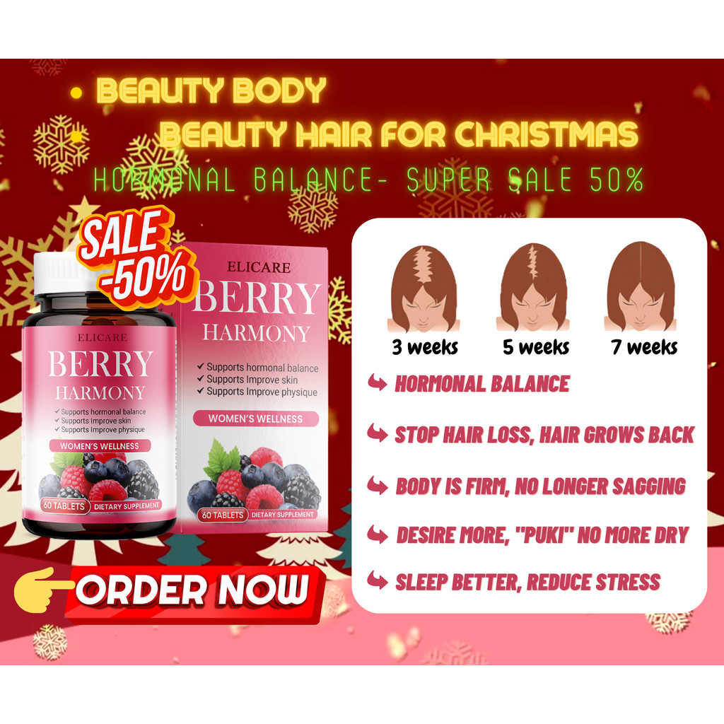 Elicare BERRY HARMONY FOR HORMONAL BALANCE reduce Stress fatigue ...