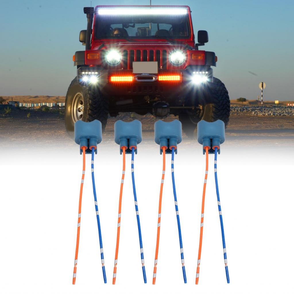 Cooltools Headlight Pigtail Plug Wire DC12 To 24V Long Lifespan 9005 ...
