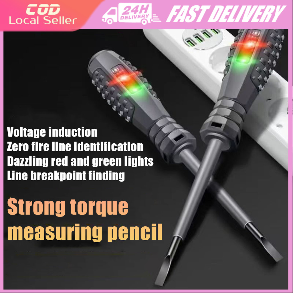 Digital voltage tester Pen LED Dual Color Light 12-250V Non-Contact ...