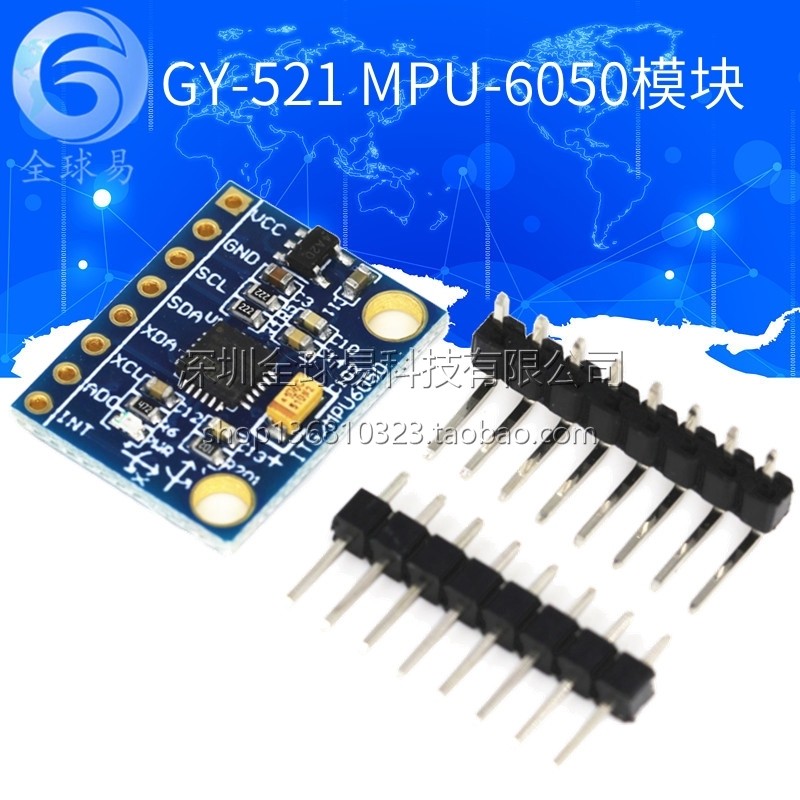 Gy 521 Mpu 6050 Module Three Axis Acceleration Gyroscope 6dof Module With Code Principle Diagram
