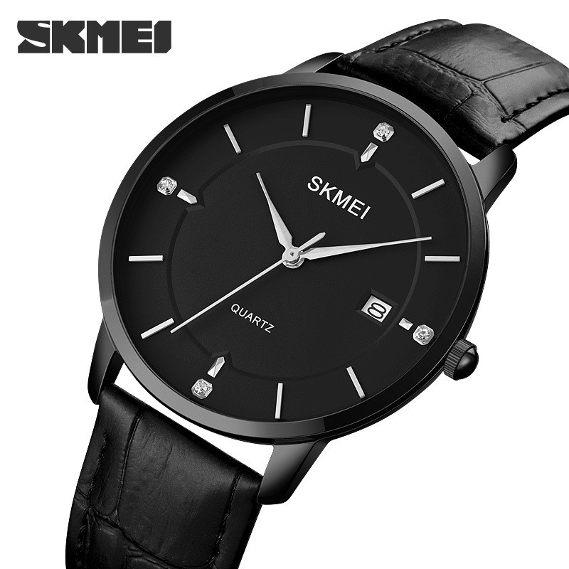 Skmei Simple Men's Watch Men's Business Calendar Waterproof Quartz ...