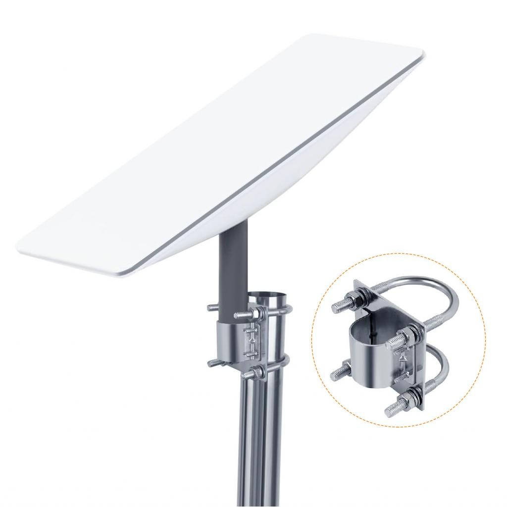 Sudi Satellite Dish Mast Pole Mount Adapter TV Pipe U Bolt Clamp ...