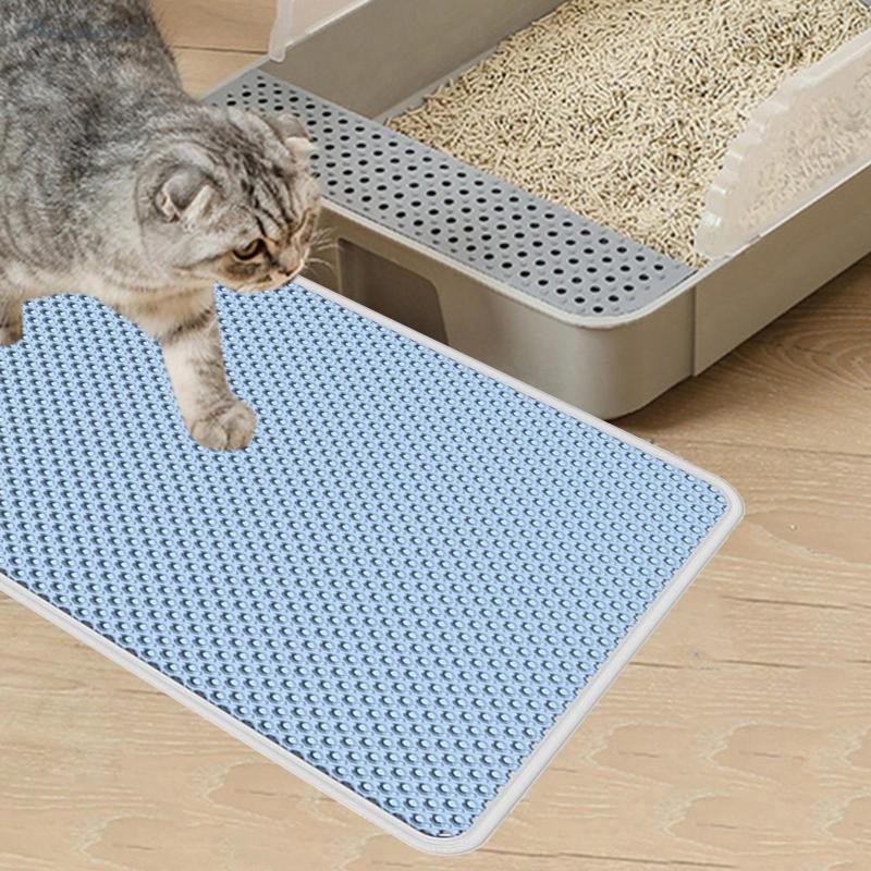 [Colaxi1ddMY] Cat Litter Mats Pet Mat EVA Floor Carpet Kitty Litter ...