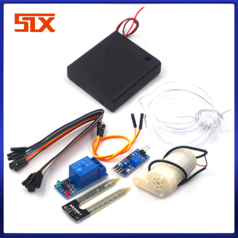 Automatic Watering Water Pump Automatic Irrigation Module DIY Set Soil ...