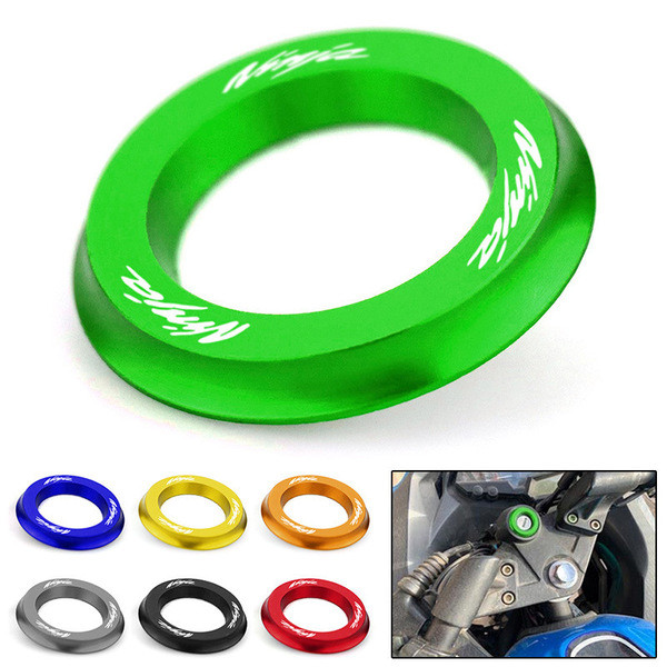 Ninja650 Z900 RS Z1000 Z800 ZX6R 10R Modified Key Ring Fire Ring Key ...