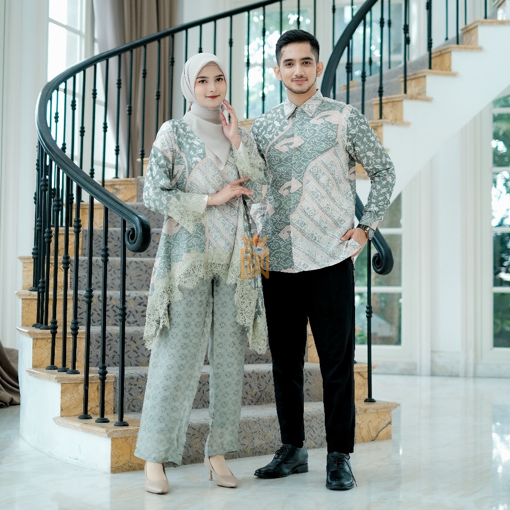 Manuhara LACE TUNIC COUPLE by Diana Batik Trusmi | Shopee Malaysia