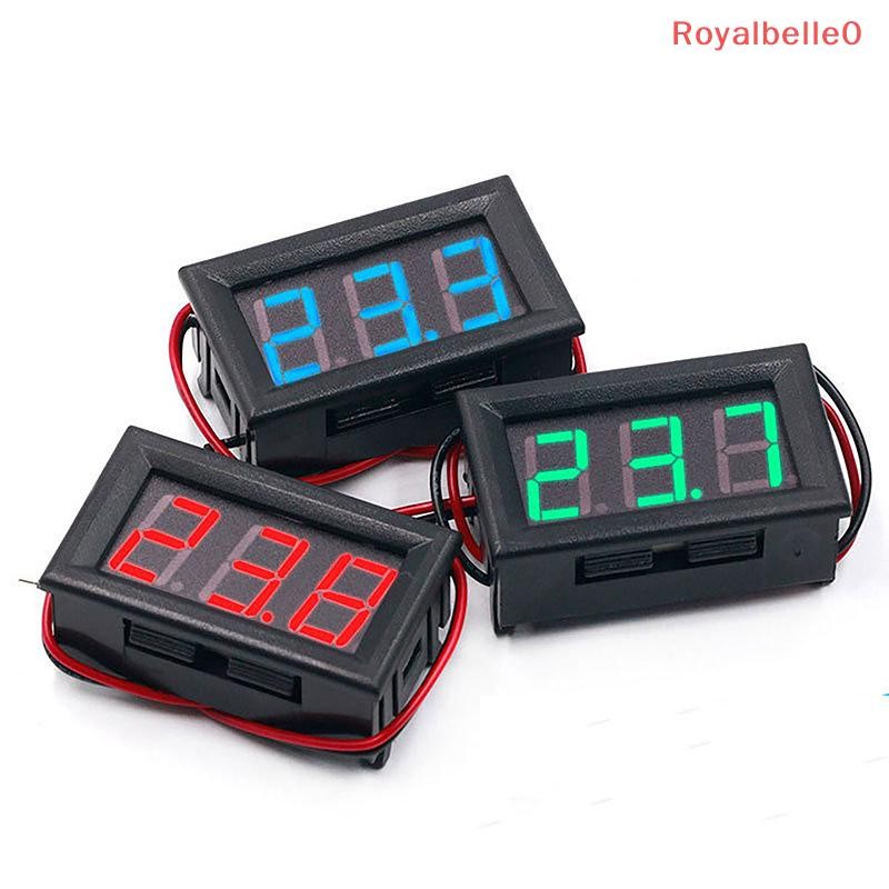 {Royalbelle0} Digital Voltmeter 2-wire DC 5V To 120V Voltage Digital ...
