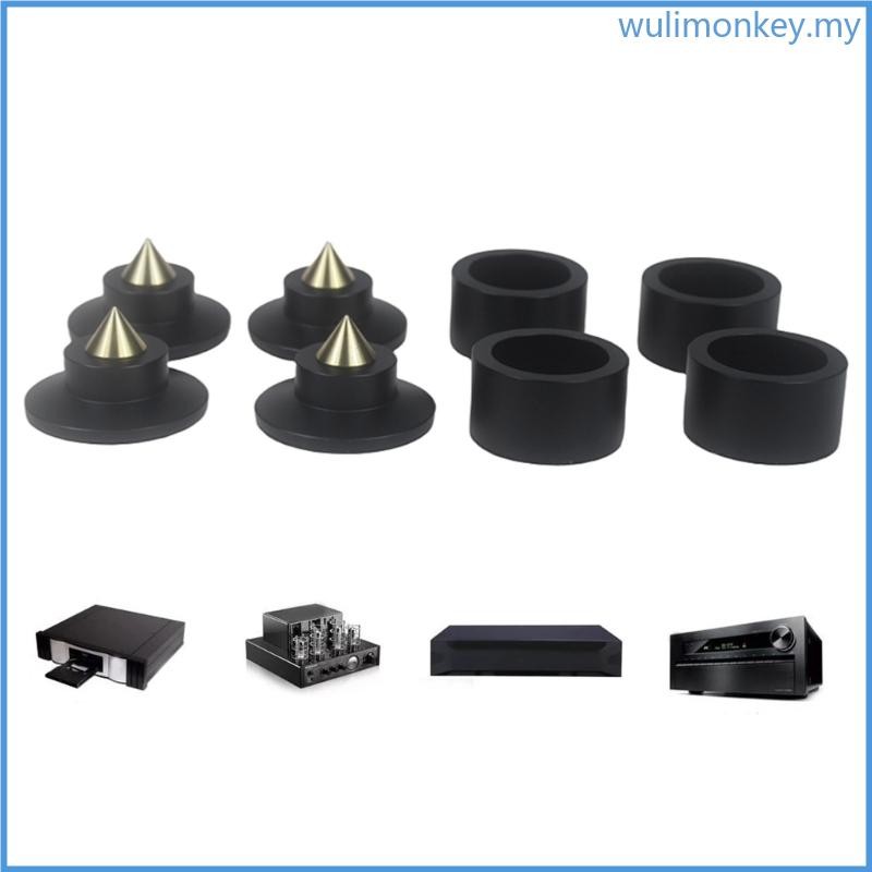 WU Copper Speaker Spike Set Subwoofer Amplifier HiFi Speaker Turntable ...