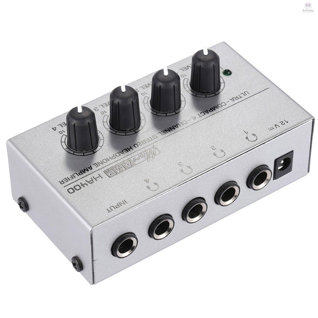 Adapter Amplifier With Power Adapter Ha400 4 Audio Stereo Amplifier ...