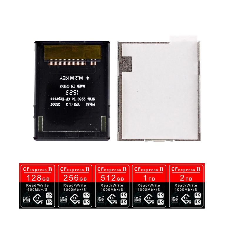 [NAY] NGFF M2 Mkey Nvme 2230 SSD To CF Express Type-B Adapter Expansion ...