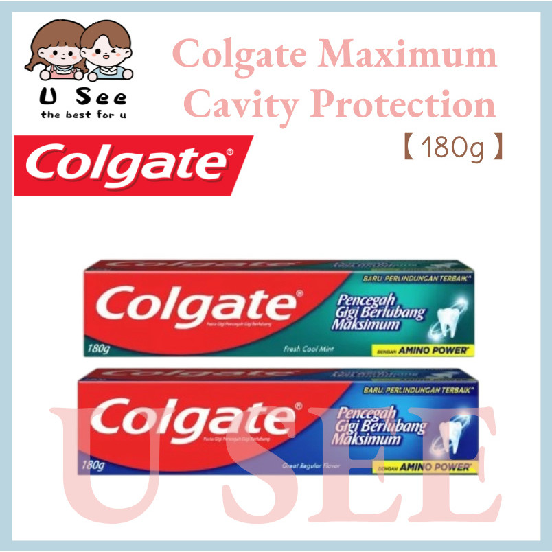 READY STOCK!!! Colgate Maximum Cavity Protection Fresh Cool Mint/Great ...