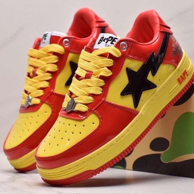 Bape Sta Ape Head Low-Top Fashion Trendy Sneakers Men Women Shoes Iron ...