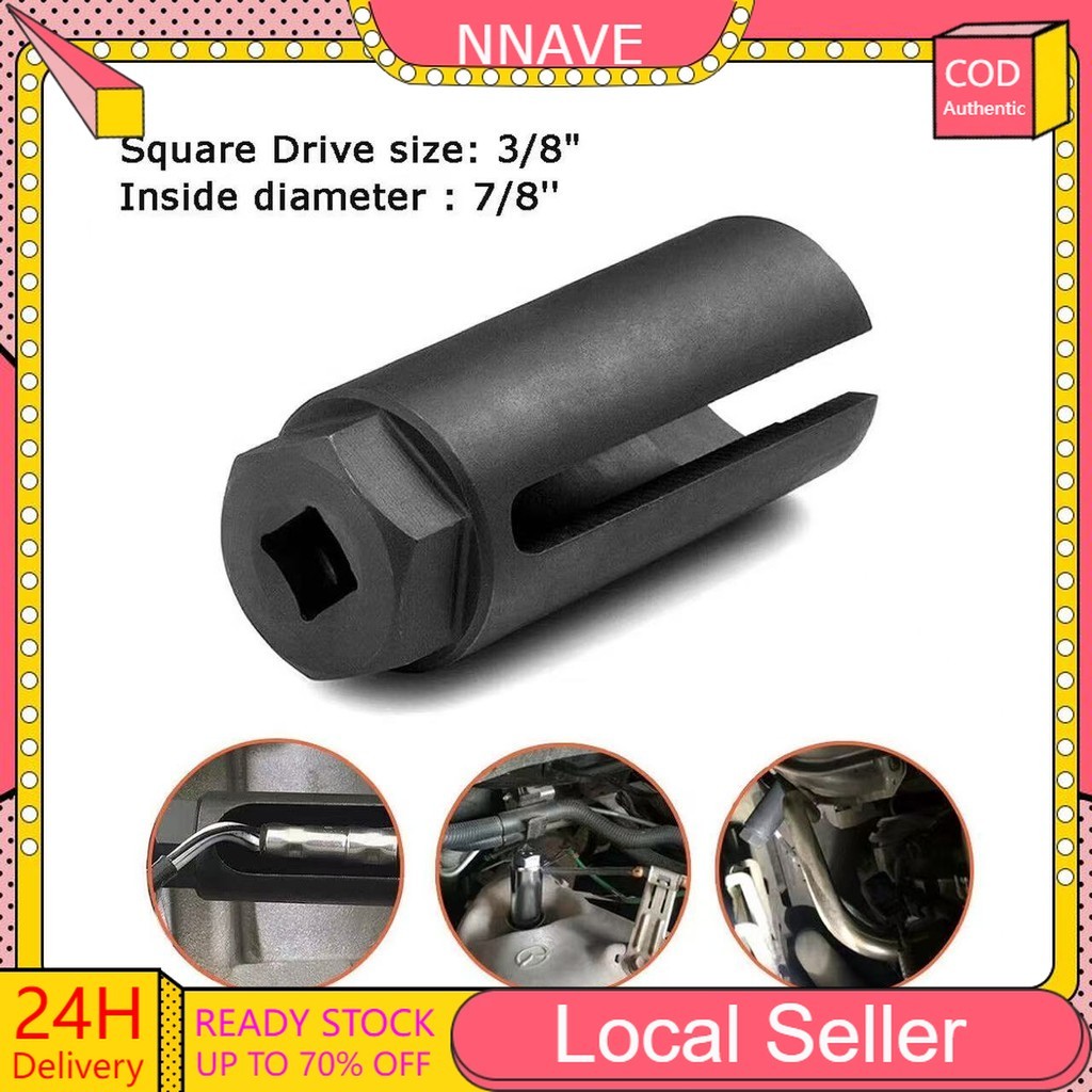 O2 Oxygen Sensor Socket Remover Tool 22mm Oxygen Socket Wrench With ...