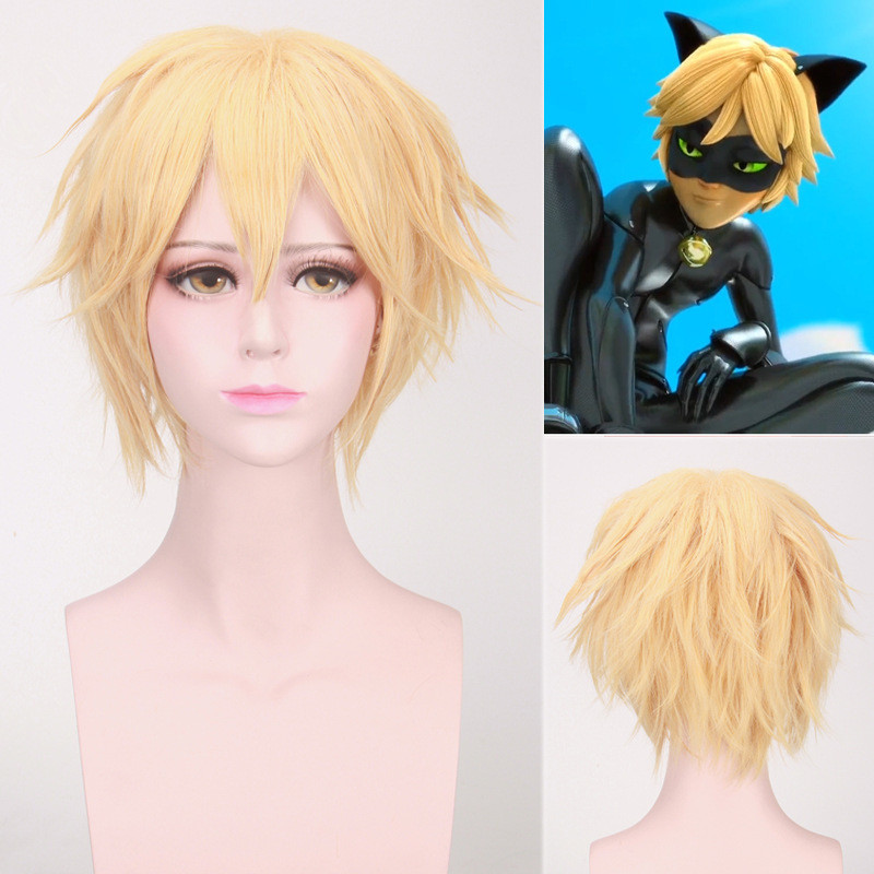 Hu Liang Yajun Ladybug Girl Black Cat Noir Anime Cosplay Wig 25.07.02 ...