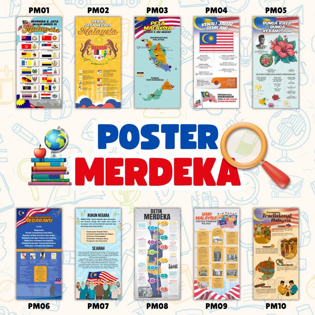 TBF Poster Merdeka 2025 Set Keceriaan Kelas Sekolah | Sambutan Hari ...