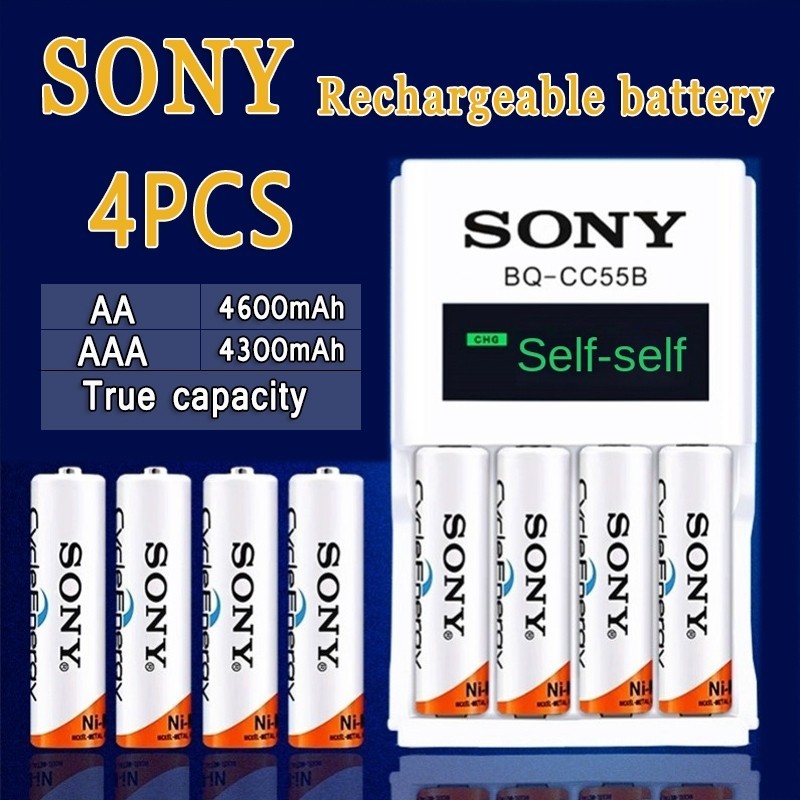 20pcs Ready stock SONY for home appliances AA AAA rechargeable Battery ...