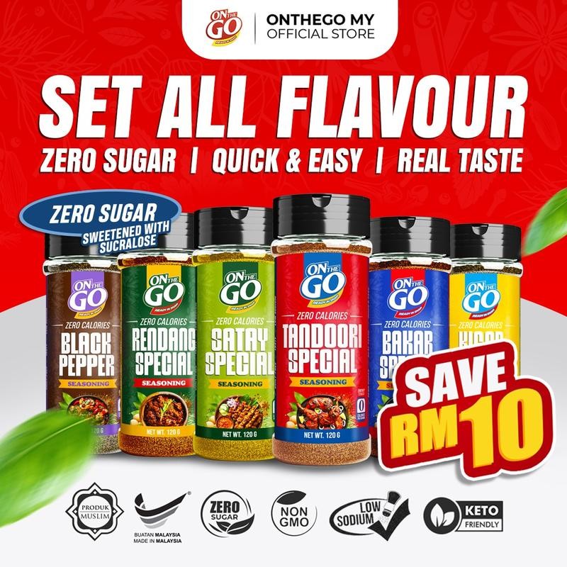 Onthego Zero Calories Seasoning | Meal Prep Spice | Marinade | Zero ...