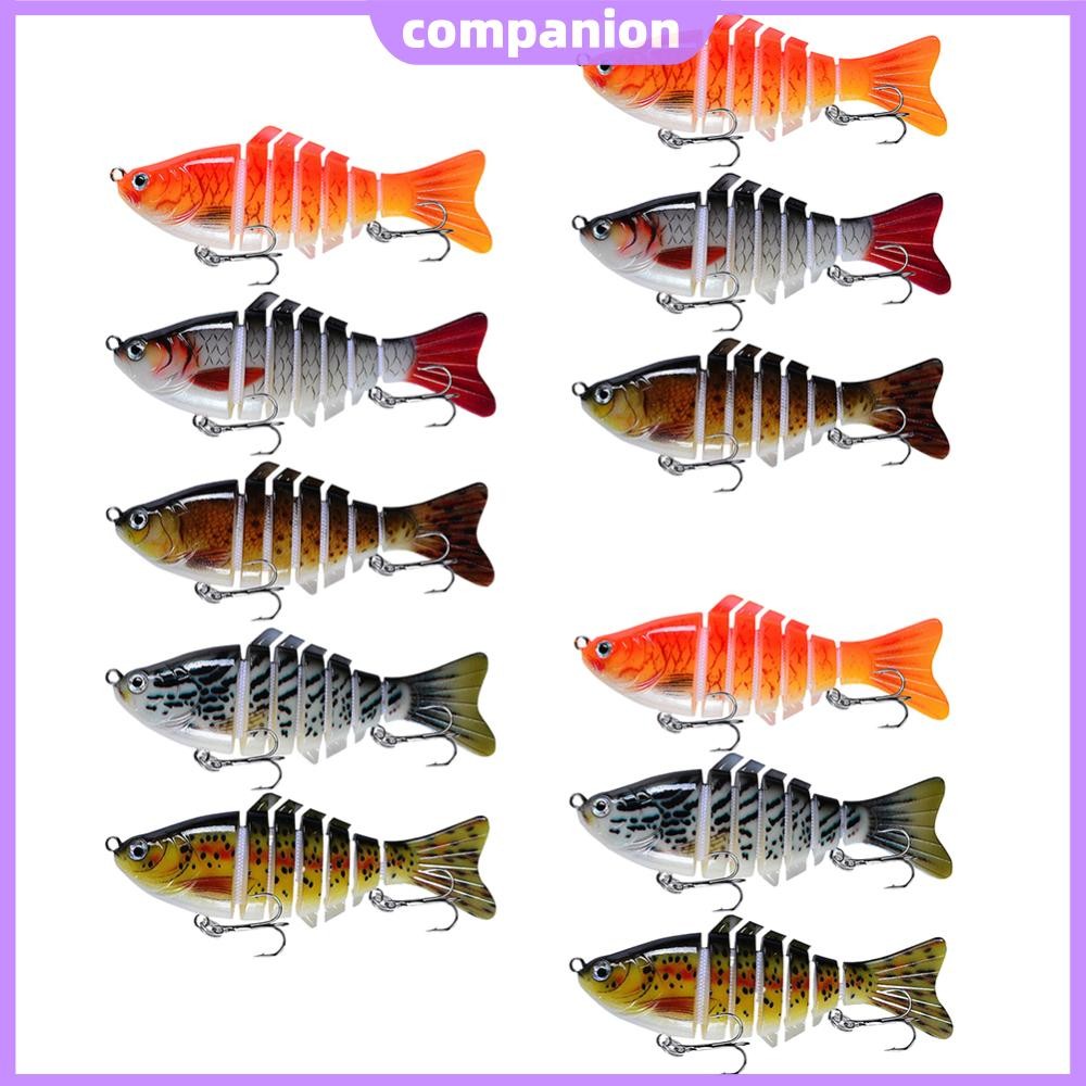 Bionic Swimming Bait Multi Jointed Swimbait 3D Eyes Robotic Fishing ...