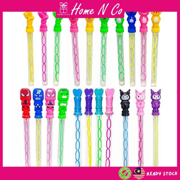 Home N Co Bubble Stick Colorful for Kids Mainan Belon Sabun Untuk Kanak ...