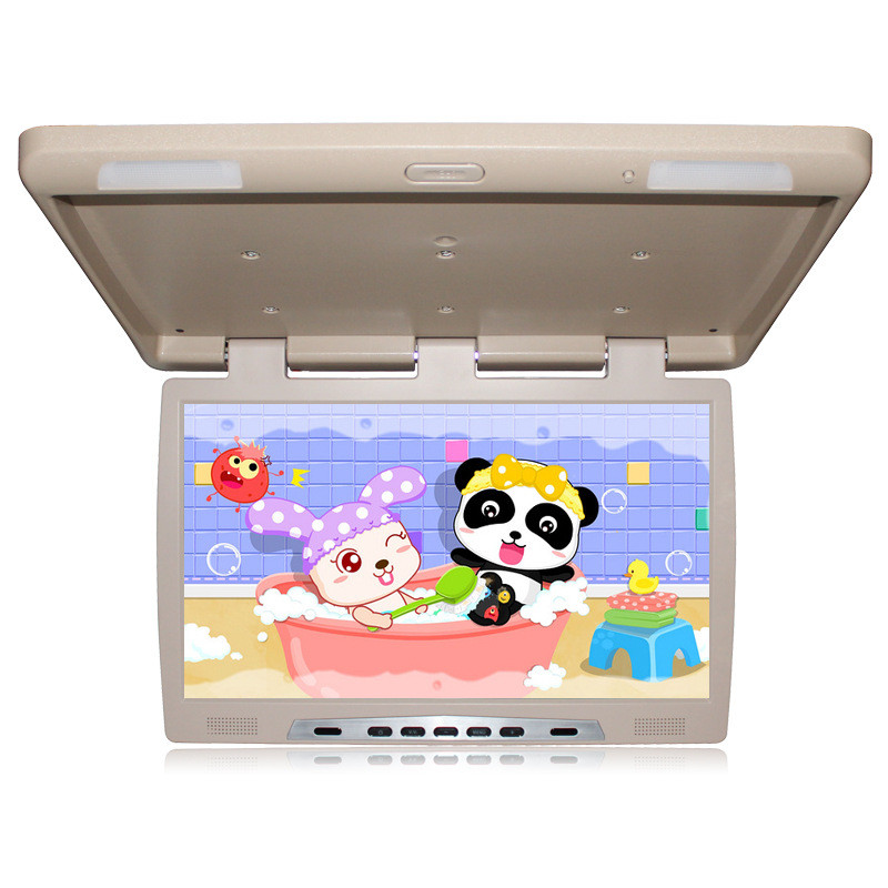 Monitor Pelekap Siling Android HD 22-inci 1080P Paparan TV Kereta MP5 ...
