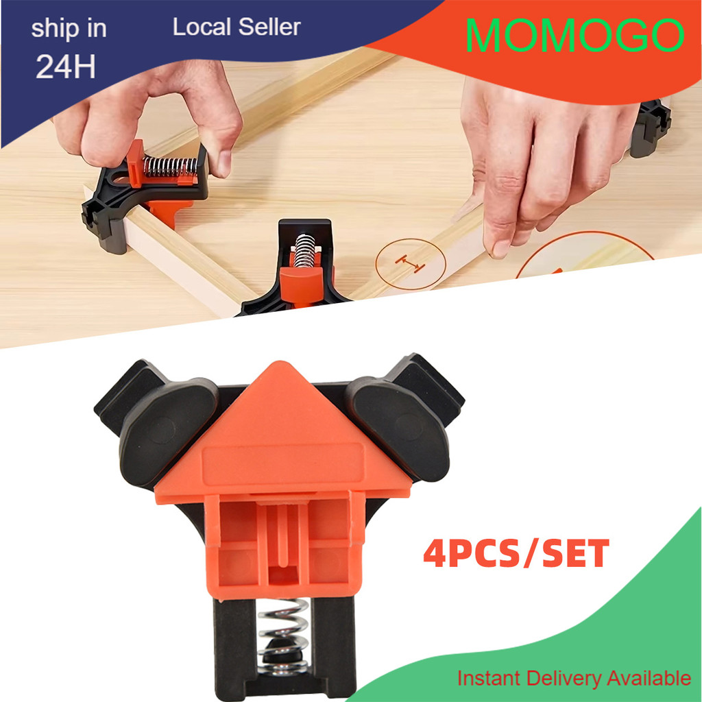 4-Piece 90 Degree Corner Clamps Picture Frame Corner Clamp Woodworking ...