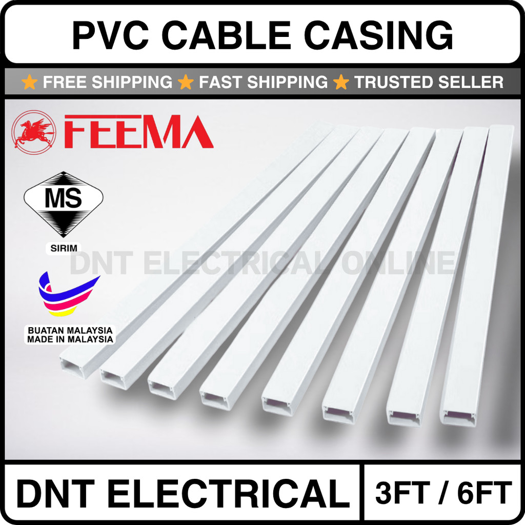 PVC Casing Trunking Wiring Electric Modular Case 1" 3/4" 1.5" 2" Cable ...