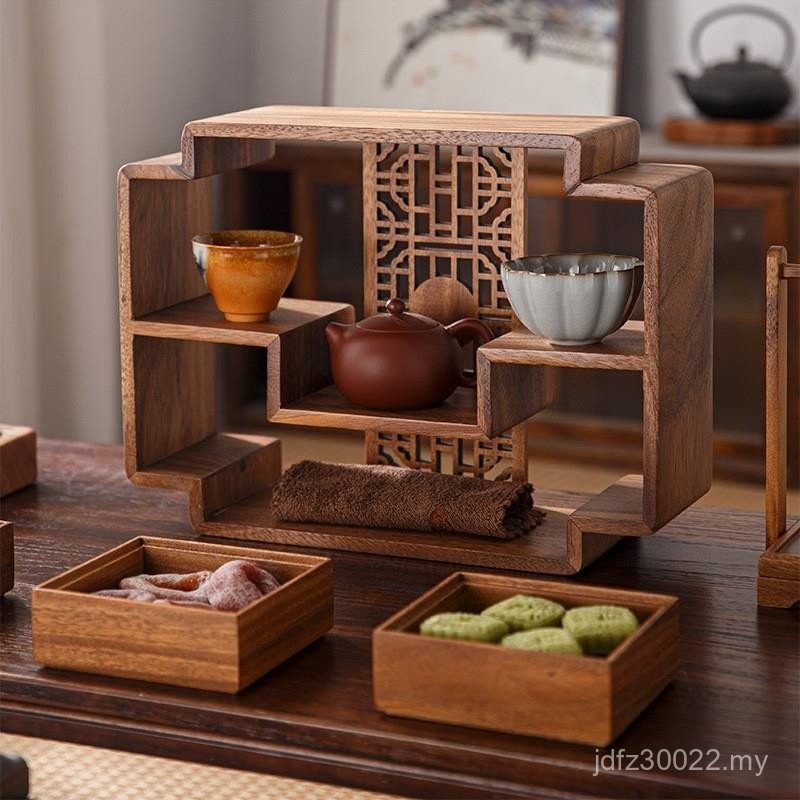 Coffee Table Storage Rack Cup Holder Display Tea Cup Bogu Rack Tea Room ...